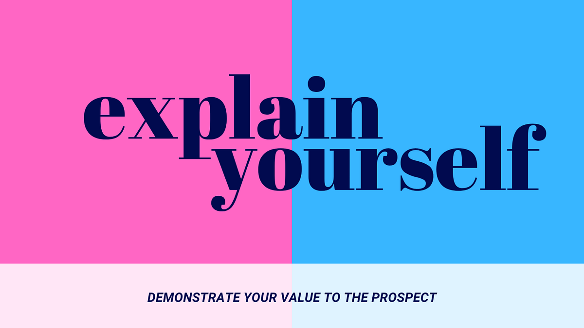 Explain Yourself!. Too often I see references in a… | by Emma Orr - sales, marketing, biz dev ...