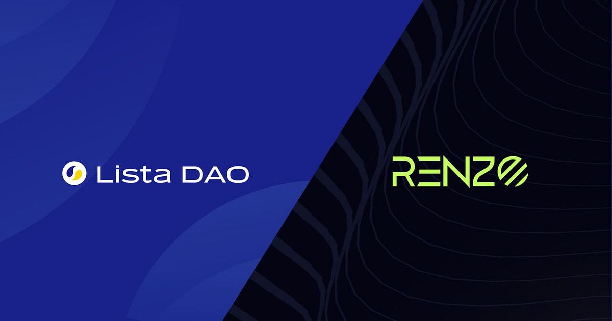 Partnership Announcement: Introducing Renzo Protocol | by Lista DAO ...