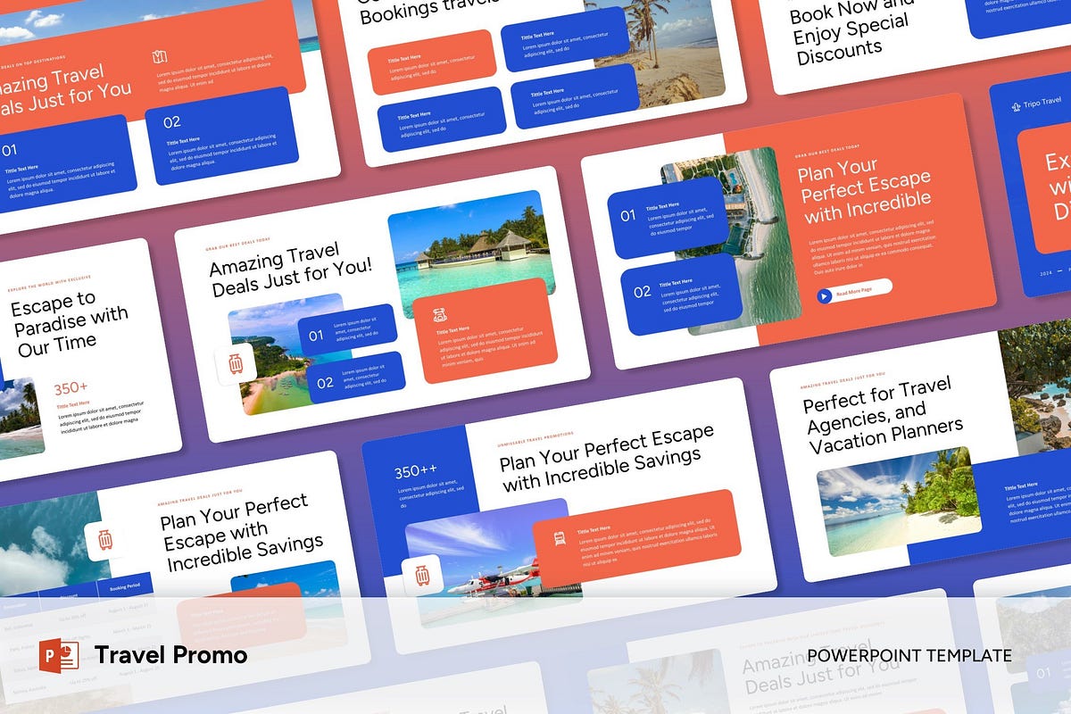Travel Promo — Powerpoint Template | by Lunarloom | Sep, 2024 | Medium