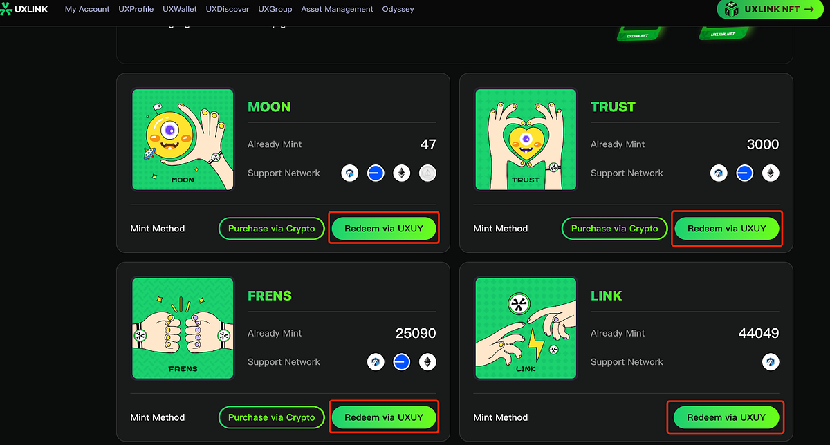 Tutorial on Mint UXLINK NFT to get $UXLINK token airdrop | by UXLINK ...