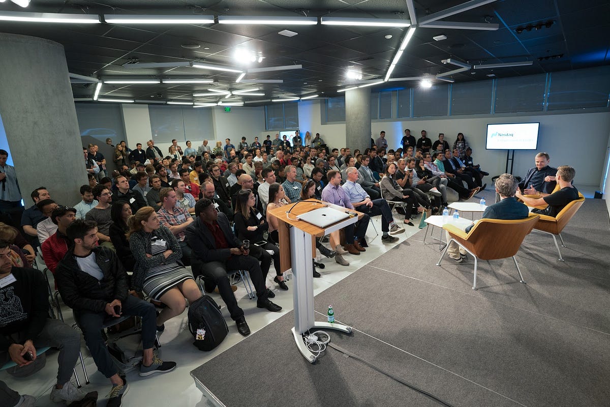 DFINITY @ Nasdaq Intro & Part 1: Olaf Carson-Wee & Dominic Williams ...