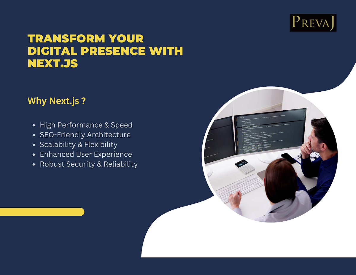 Transform Your Digital Presence with Next.js | by prevaj consultants ...