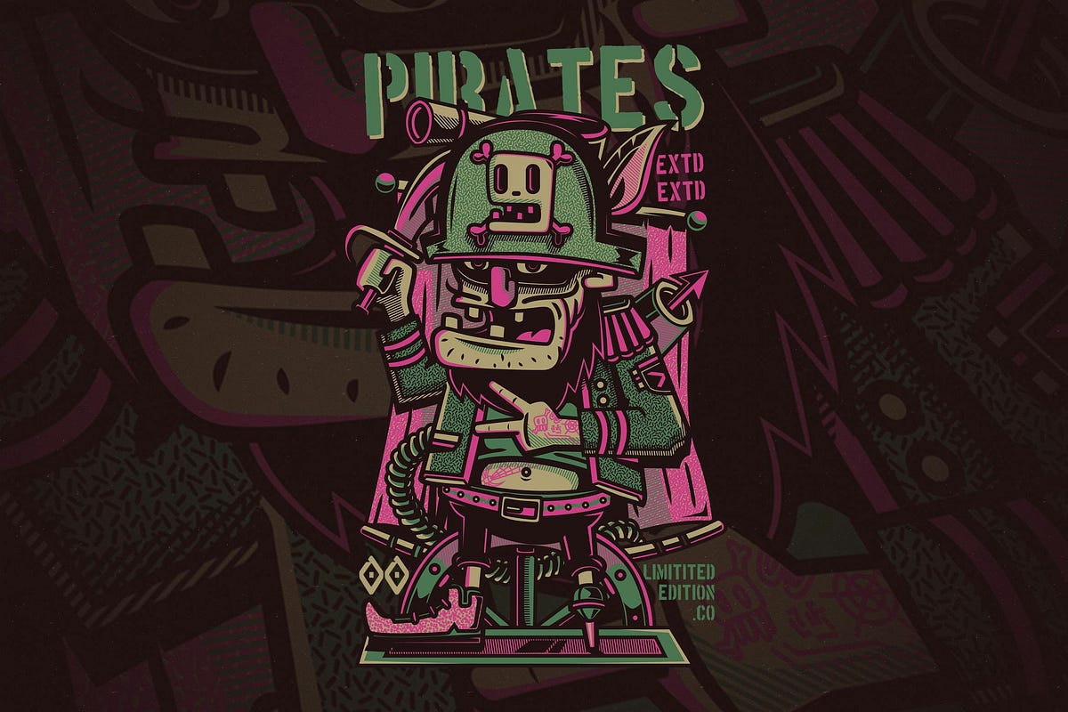 Pirates Print Templates Graphic Templates | by Circuitcomposer | May ...