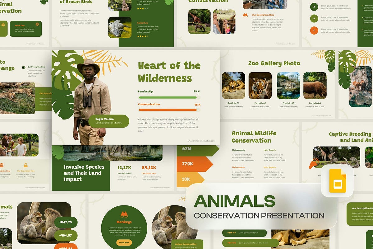 Animal Conservation Google Slides - Quasarquill - Medium