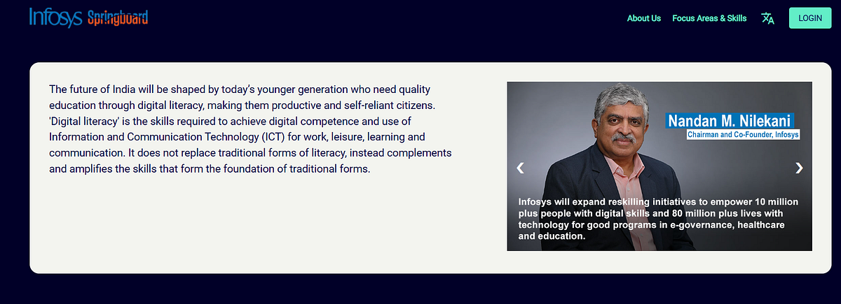 NADP Partners with Infosys to Revolutionize Education with Springboard ...