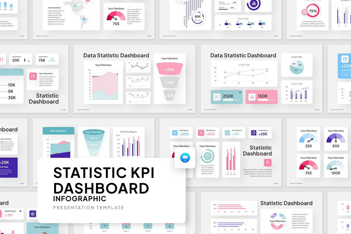Statistic KPI Dashboard Keynote - Chkpna - Medium