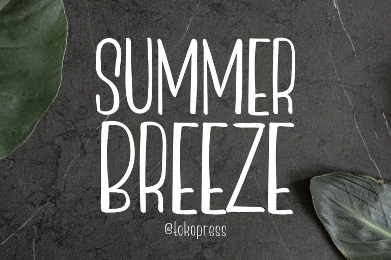 Summer Breeze Font | by audrey97 | Jul, 2024 | Medium