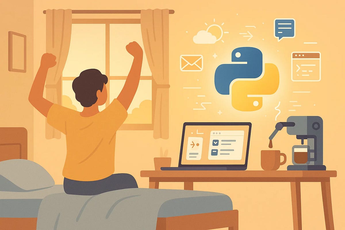 The Python Script That Runs My Entire Morning Routine | by Zain Shoaib | Jul, 2025 | Stackademic
