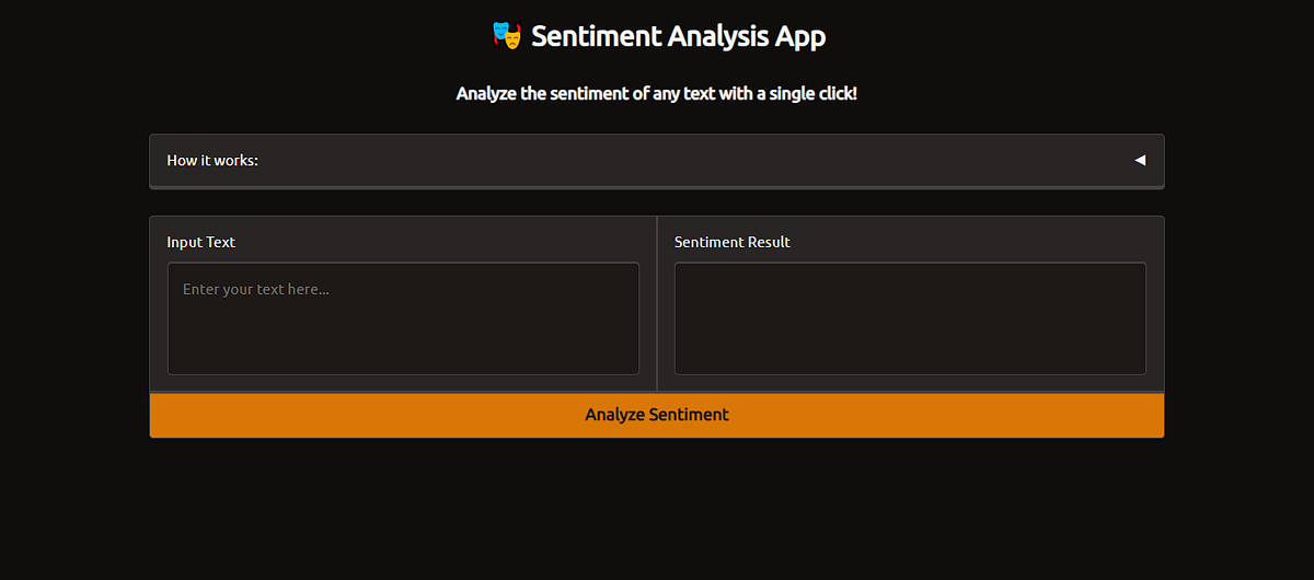 Build a Sentiment Analysis Web App Using Python and Gradio | by Ashish ...