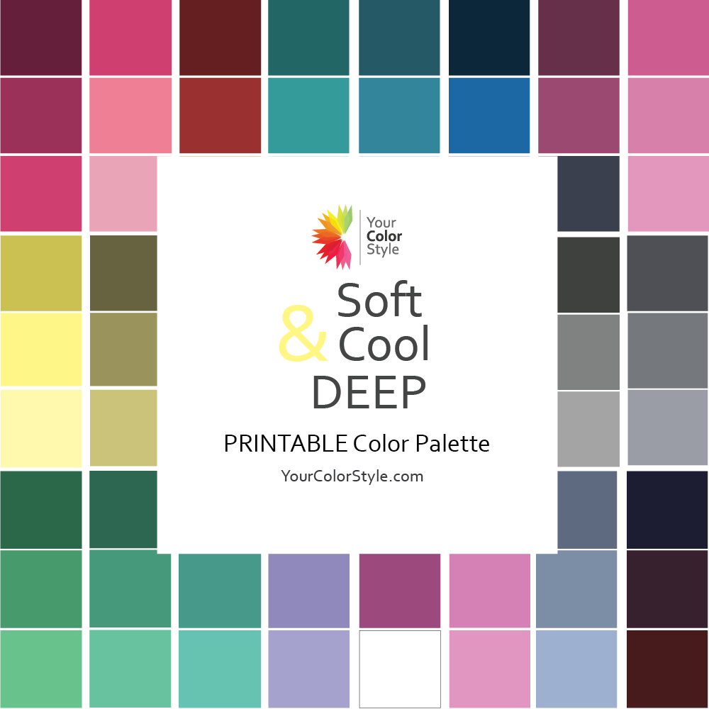 Soft, Cool, and Deep Digital Color Palette Review | by goodhipe | Mar ...