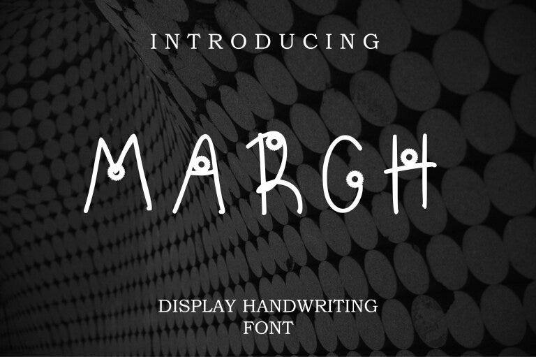 March Font - Deborahnaja - Medium