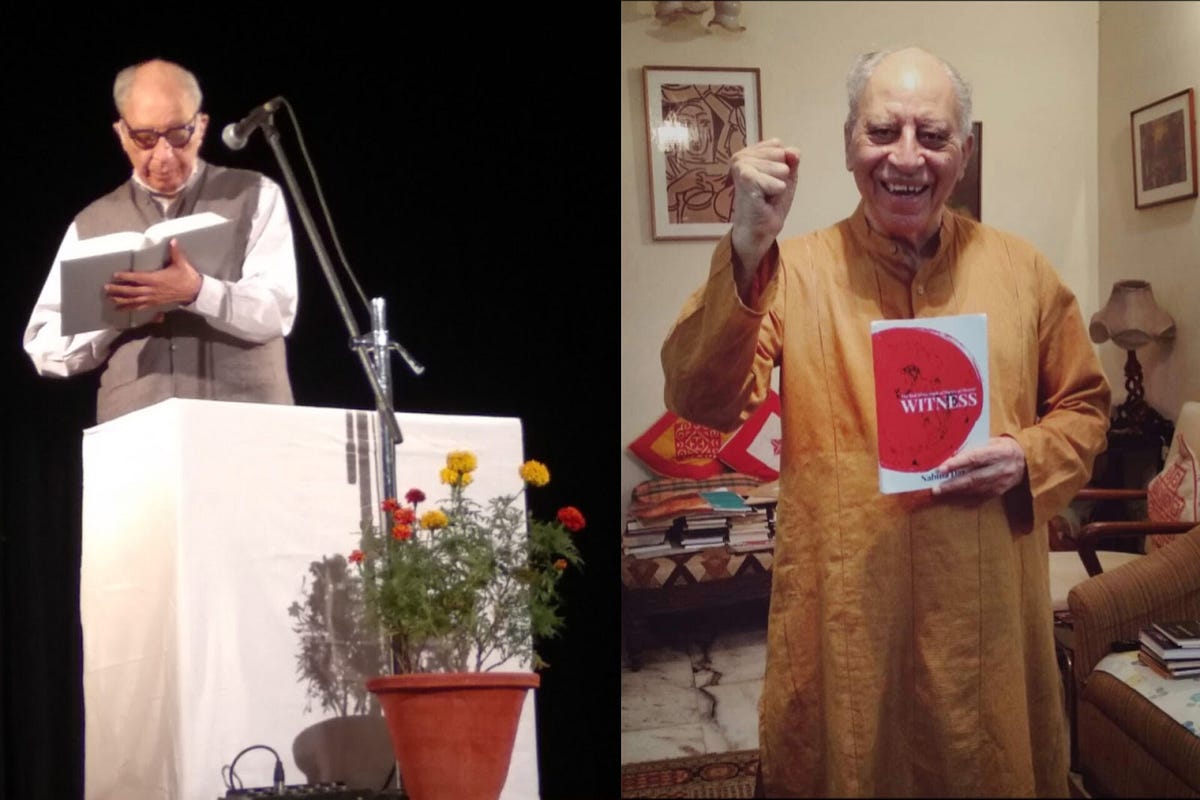 Our Friend, the Great Indian Poet, Novelist, and Short-story Writer, Keki N. Daruwalla. | by ...