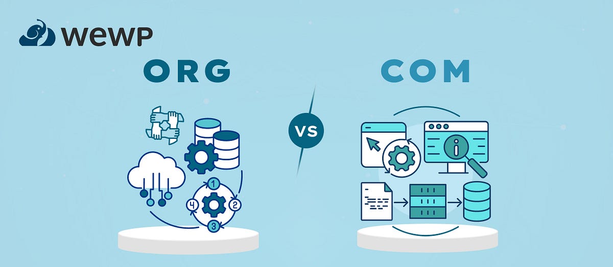 Org vs Com: What’s the Difference? | by WeWP | Apr, 2024 | Medium