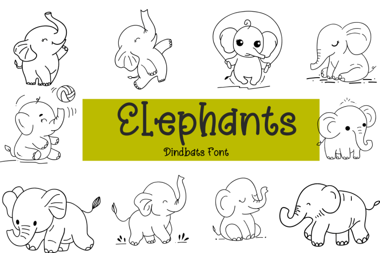 Elephants Font Free Download | by audrey97 | May, 2024 | Medium
