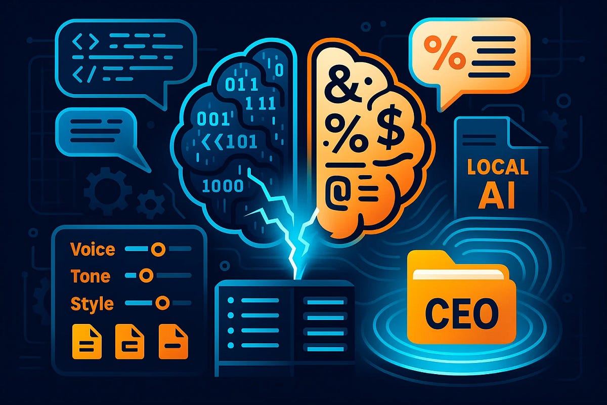 How I Trained a Local AI Model to Write Like My CEO (And You Can Too ...