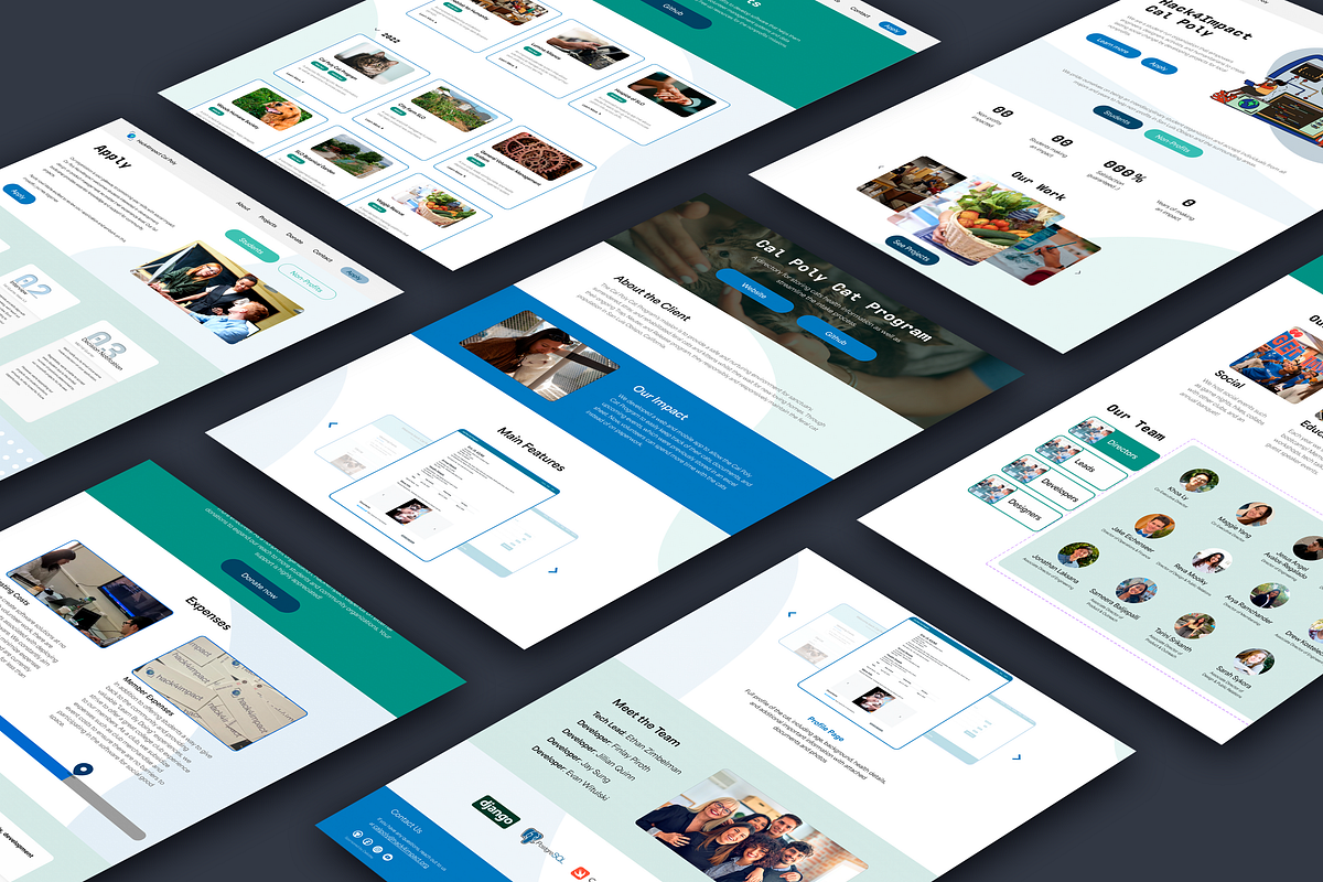 Hack4Impact — Website Design and Project Showcase | by Cal Poly Iter8 | Apr, 2024 | Medium