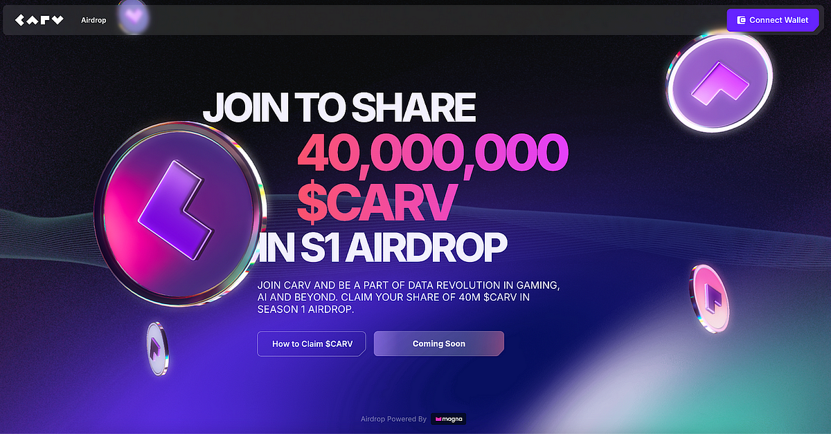 CARV Season 1 Airdrop Announcement: Get Ready to Earn Your Share! | by ...