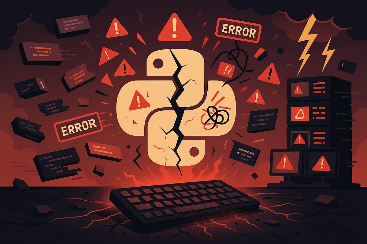 10 Common Python Errors And How Automation Can Solve Them By Ai Panda Python In Plain English