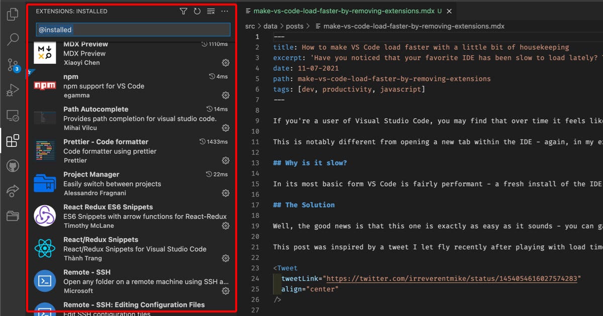 12 VS Code Extensions That Are Secretly Slowing Down Your Workflow | by ...