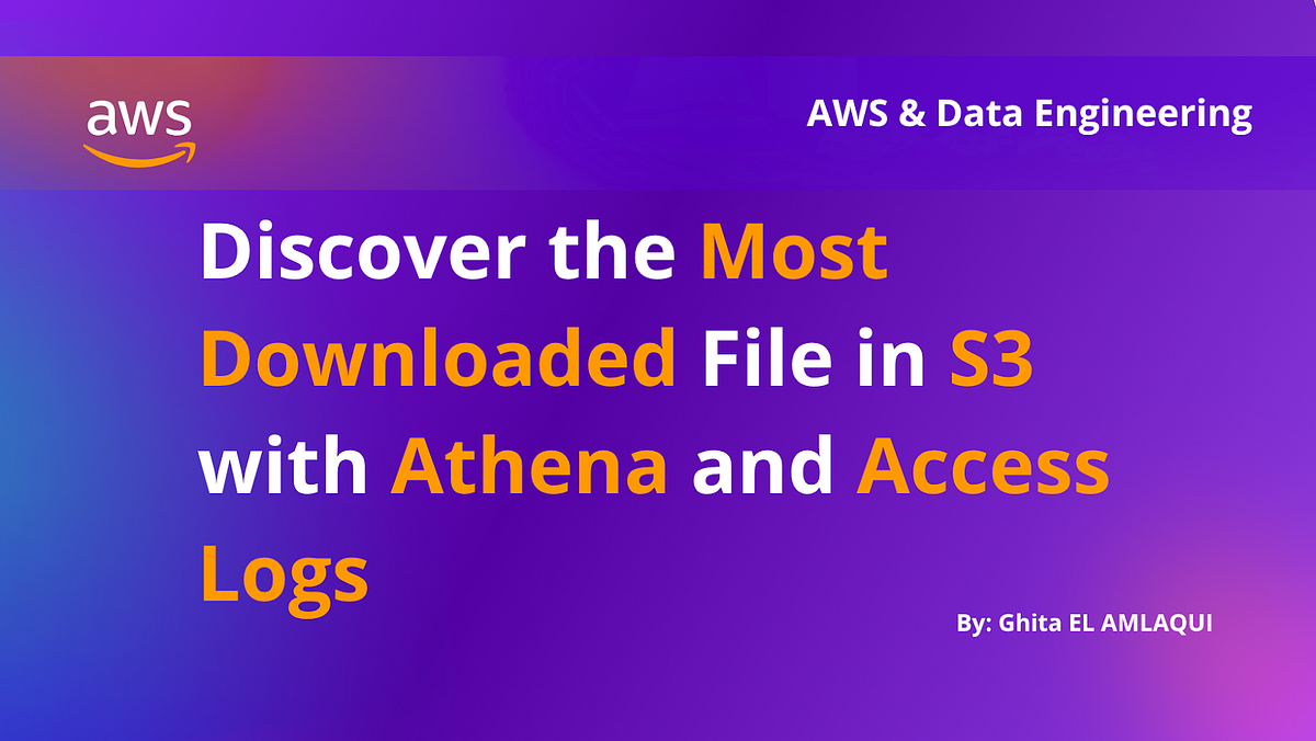 Discover the Most Downloaded File in S3 with Athena and Access Logs | by Ghita EL AMLAQUI | AWS ...