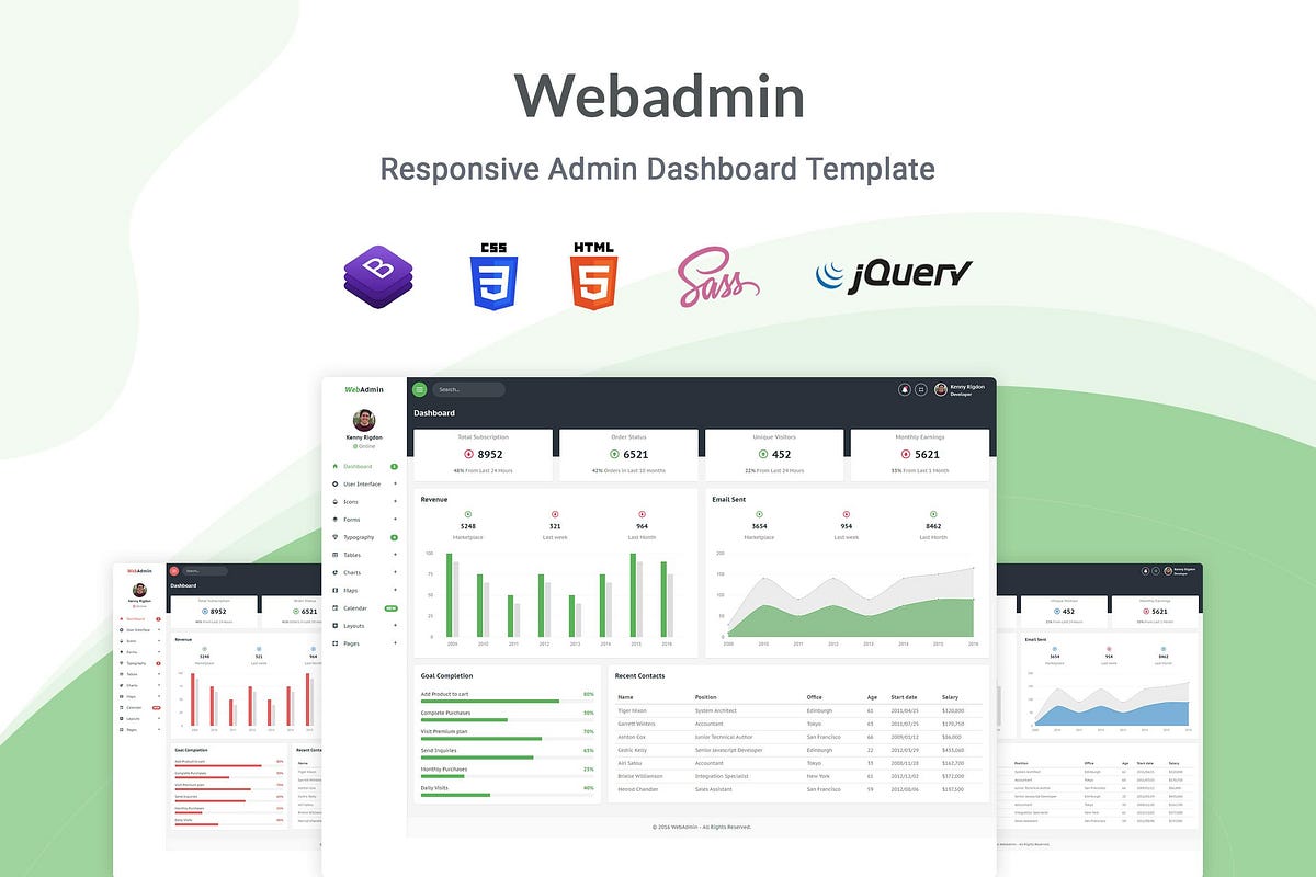 Webadmin Admin Templates Web Templates | by Glowgenius | May, 2024 | Medium