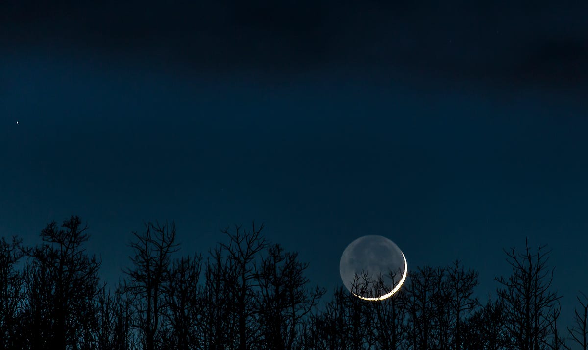The Subtle Glow of Earthshine. Moonlit Marvel — The Beauty of Earth’s ...