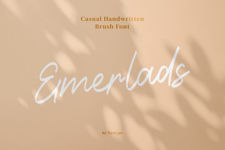 Emerlads Font | by kaisunnan8 | Medium