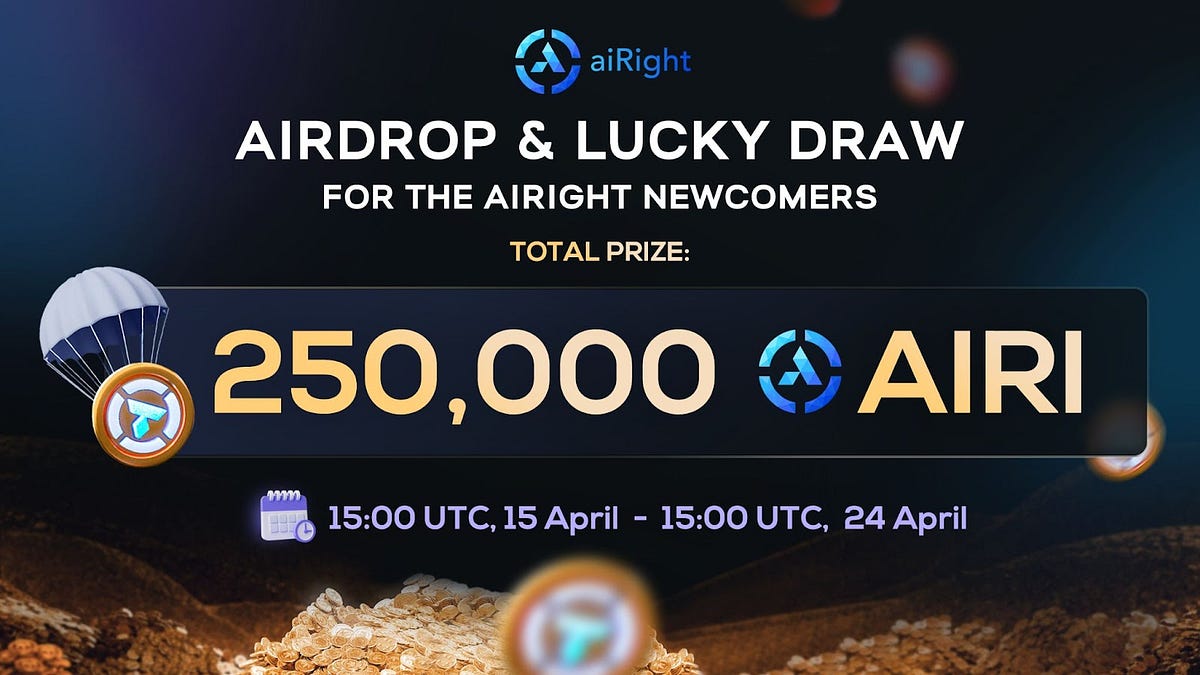 AIRI airdrop and lucky draw — Celebrating the AIRI mainnet becoming the ...