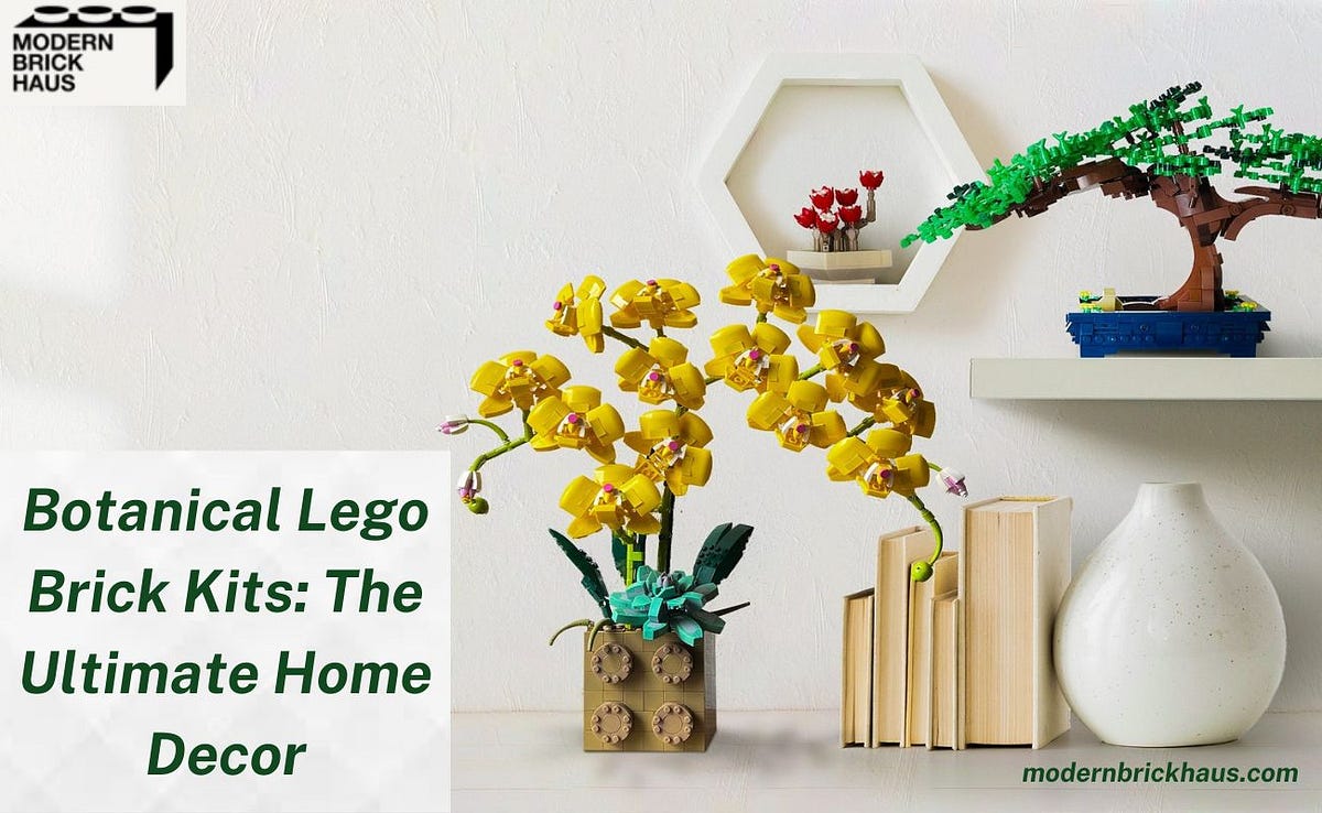 Botanical Lego Brick Kits: The Ultimate Home Decor | by Modernbrickhaus ...