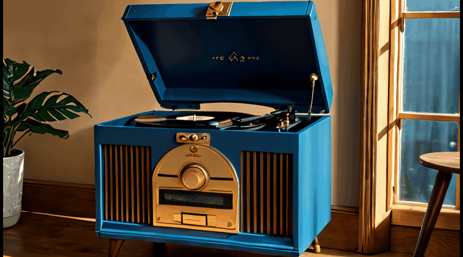 Blue Record Players | by Savanna Grant | Medium