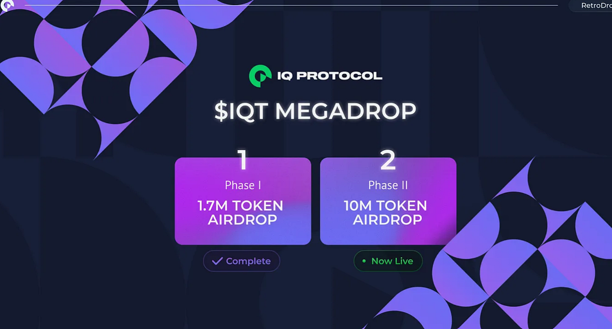 Finally Live: IQ protocol Megadrop Event | by DeFi Pulse Monitor | Apr ...