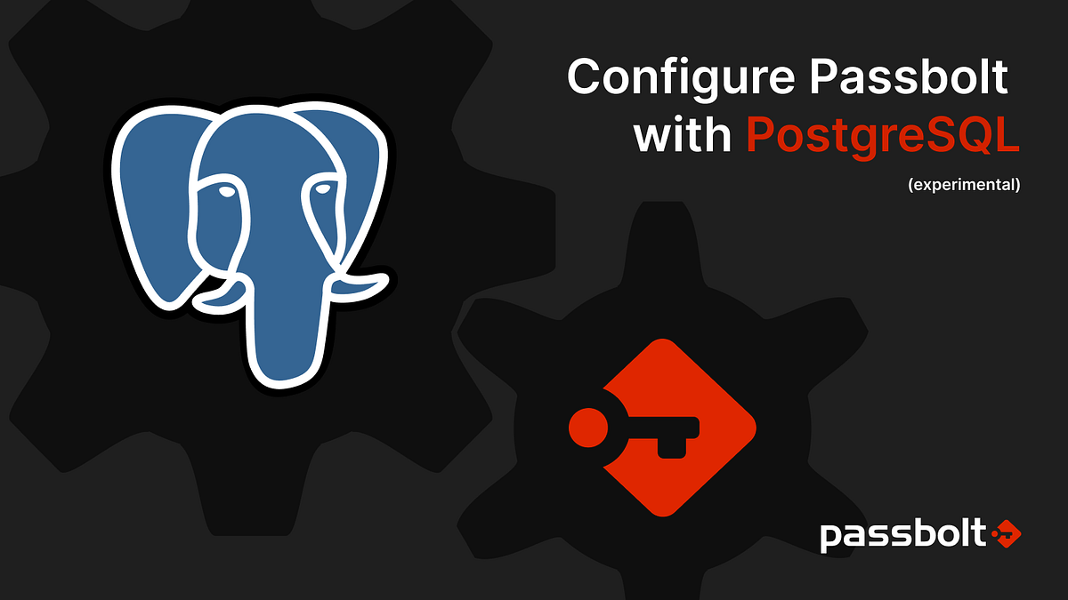 How to configure Passbolt with Postgresql (experimental) | by Jean-Christophe Vassort | passbolt ...