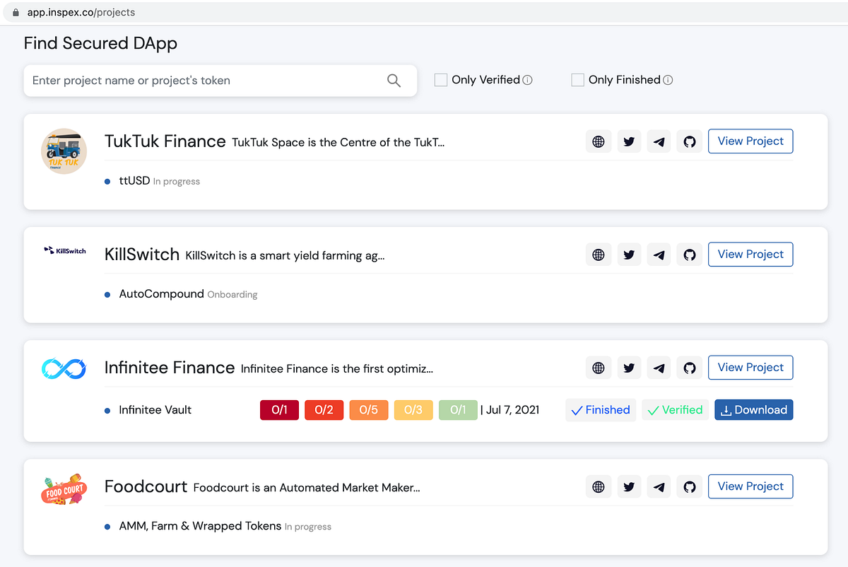 Introducing: Inspex Explorer & Library | by Inspex | Medium