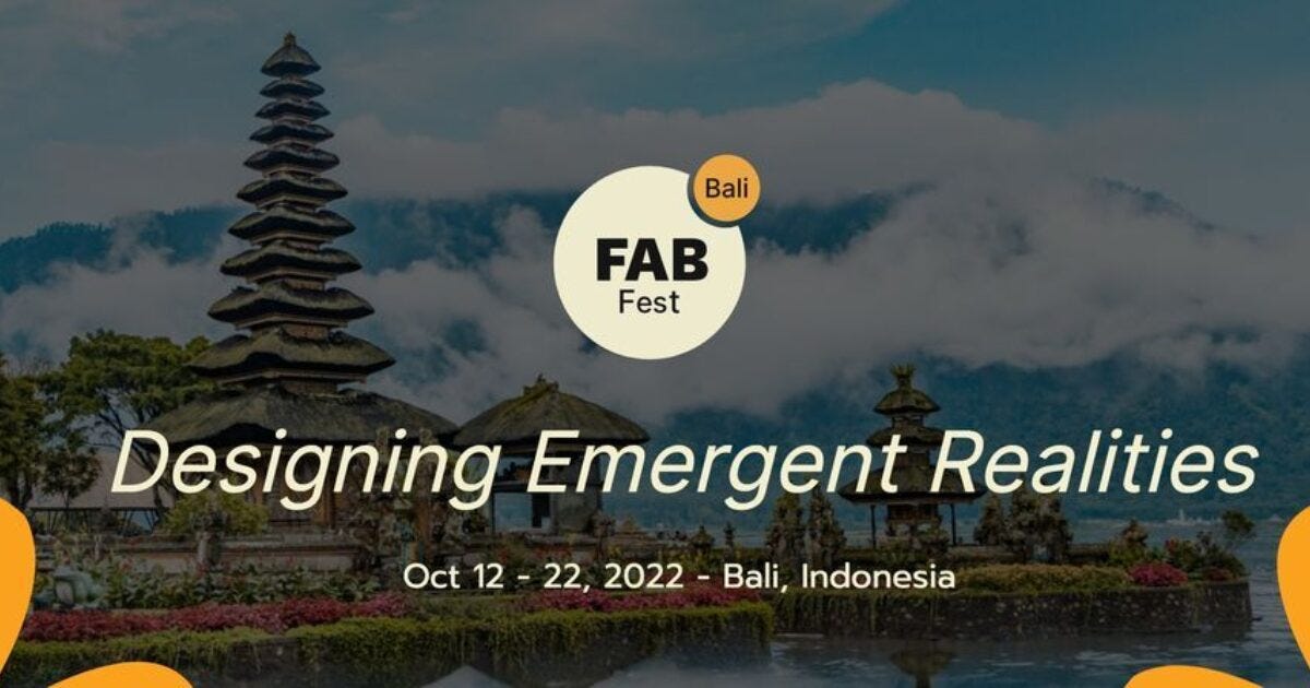 Bali Fab Fest: The World’s Biggest Digital Fabrication Event | by Fab ...