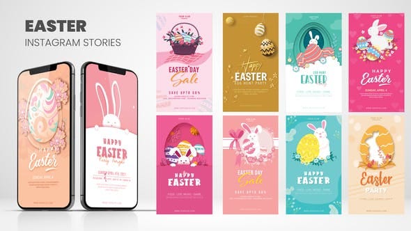 Easter Instagram Stories B24 (Product Promo) | by Vectorverve | Apr ...