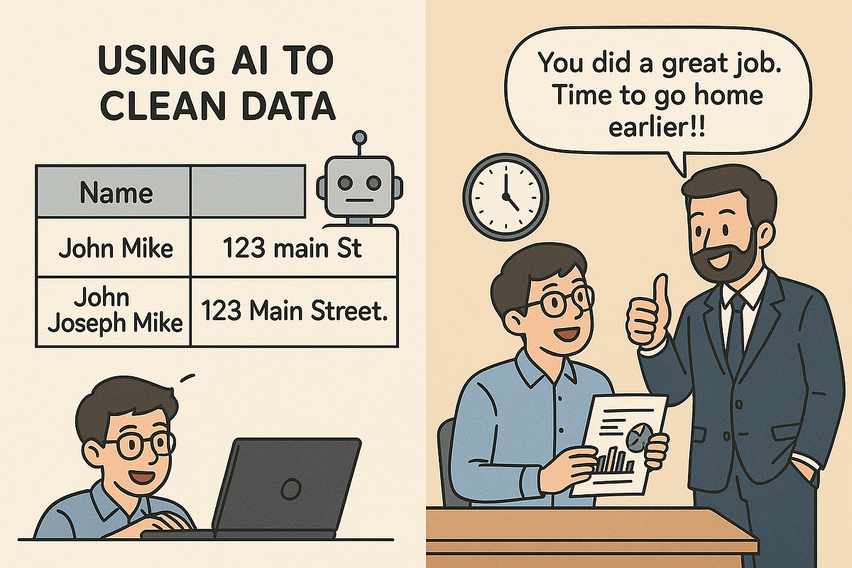 How to use AI to clean data and If AI replace data analyst | Data ...