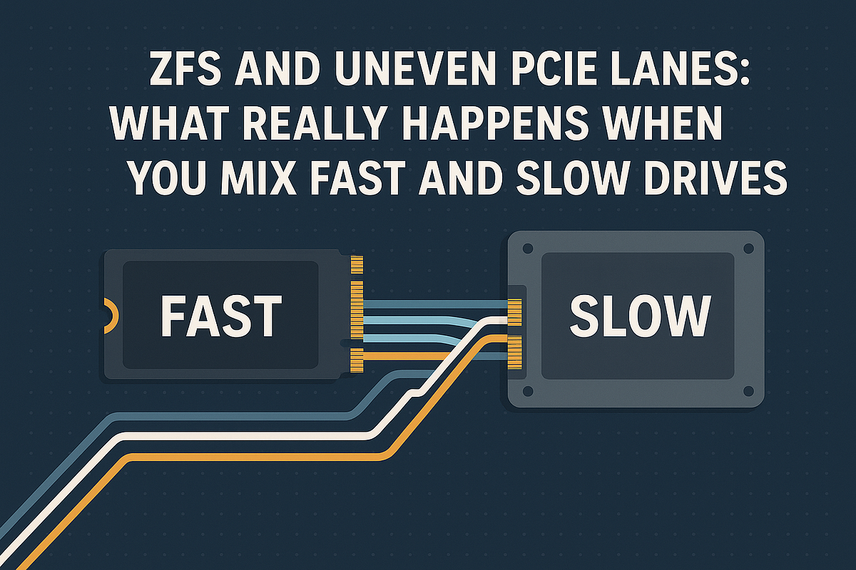 ZFS and Uneven PCIe Lanes: What Really Happens When You Mix Fast and ...