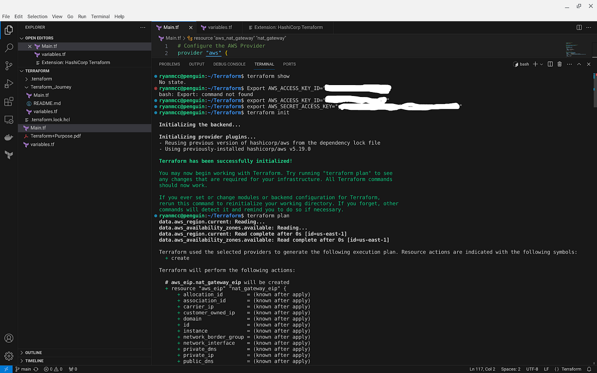 Terraform, AWS, and VS Code - Ryan mcclester - Medium