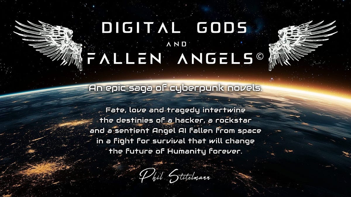 The Transmedia Universe of Digital Gods & Fallen Angels | by Phil Stitelmann | May, 2025 | Medium