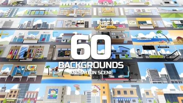 60 Backgrounds Animation Scene - Svginnovator - Medium