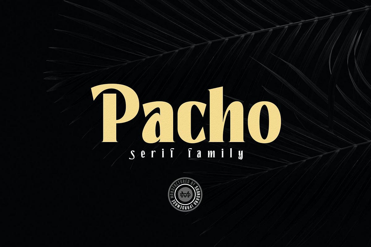 Pacho Font - Mosaicmystique - Medium