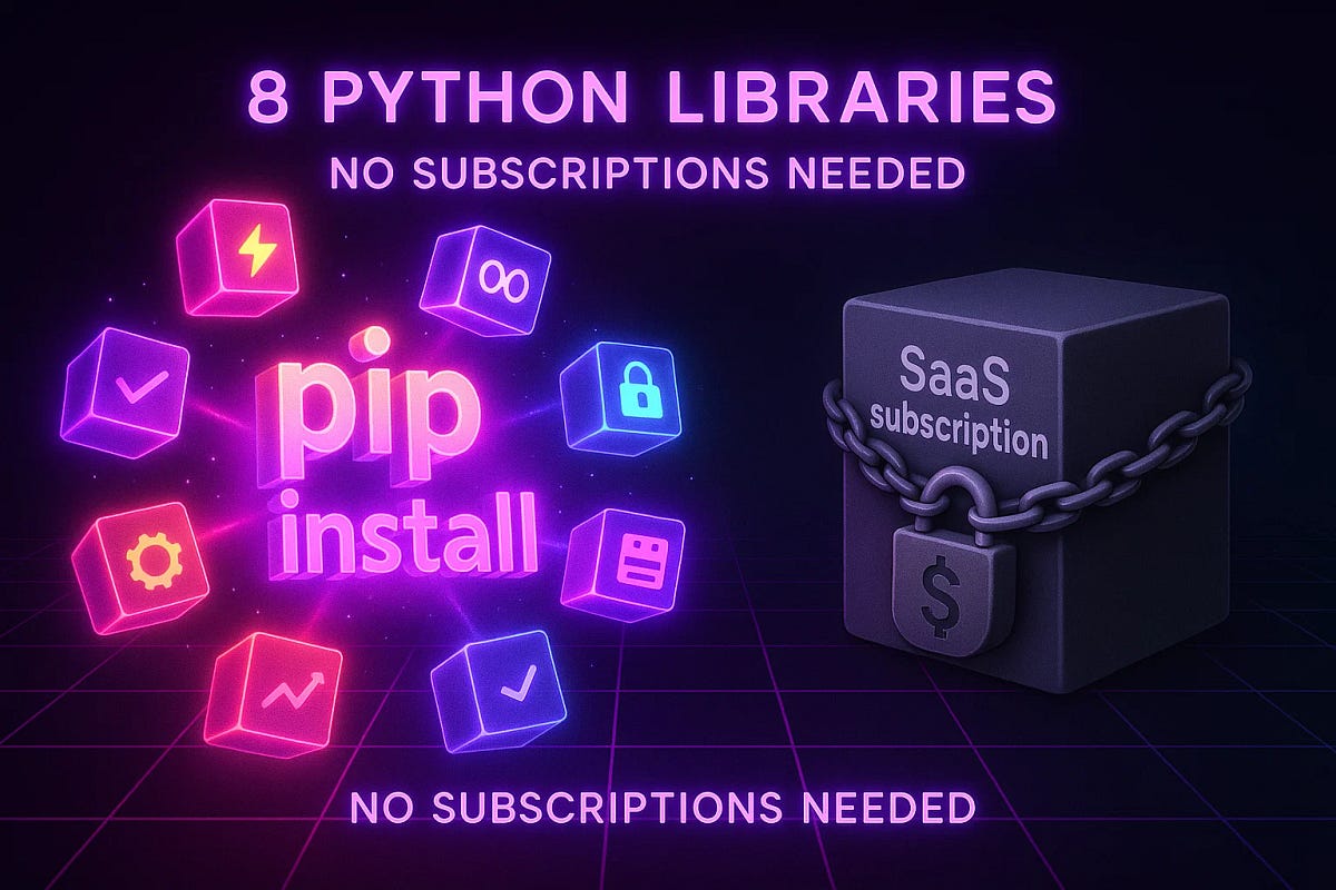 8 Python Libraries That Work Better Than Entire SaaS Products | by ...