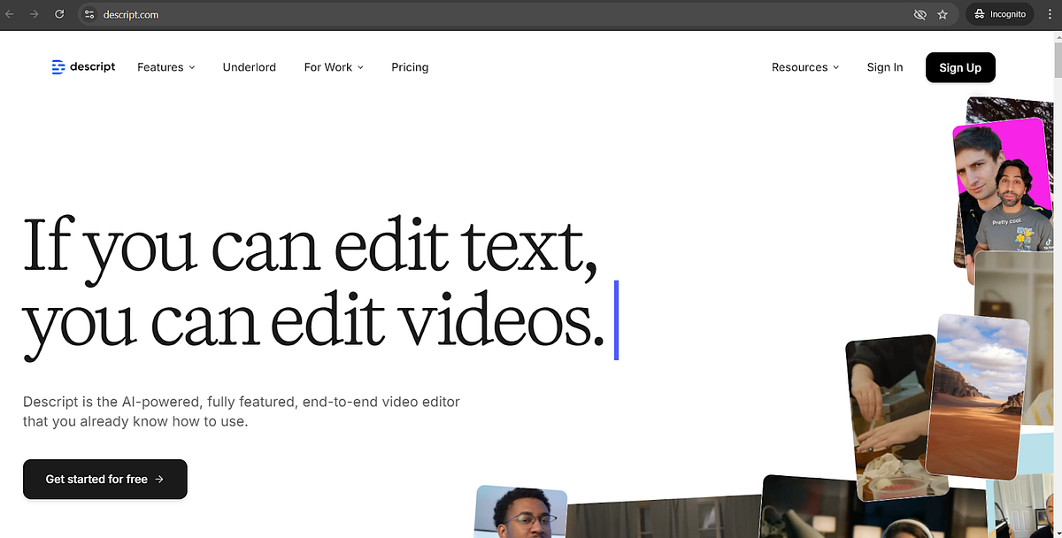 Top 10 AI Tools for Video Editing in 2024 | by Ambarish Singh ...