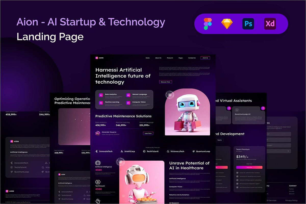 Aion Websites Graphic Templates | by Neonwhirl | May, 2024 | Medium