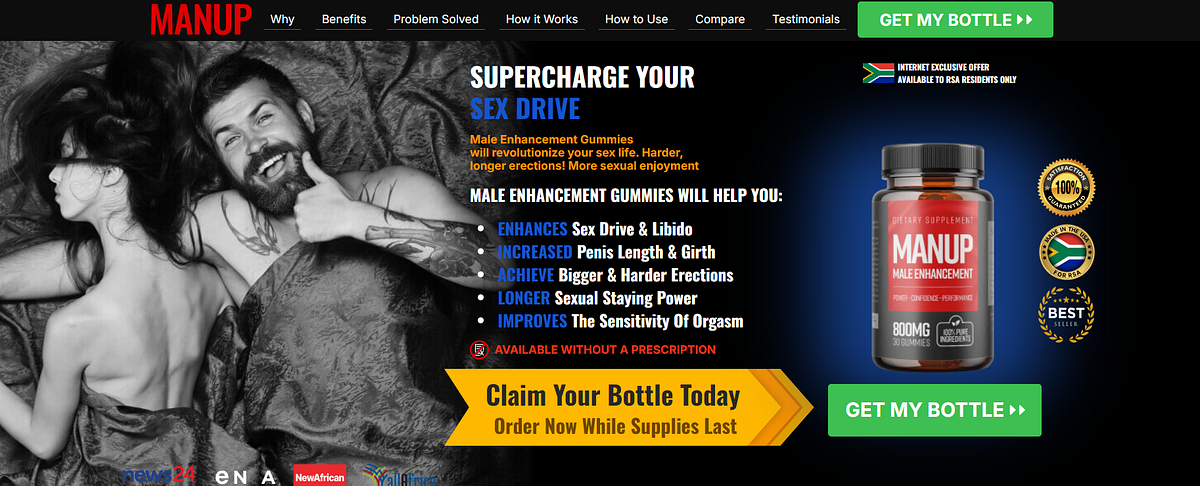 MANUP Gummies ZA Reviews 100% Certified By Specialist! | by ...