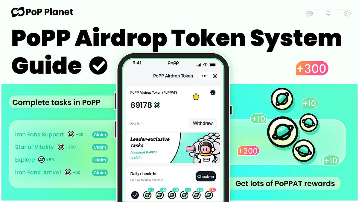 PoPP Airdrop Token System Guide. In the eager anticipation of all… | by ...