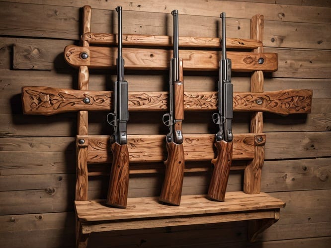 Secure and Display: 21 Best Gun Racks for Walls to Safely Store and ...