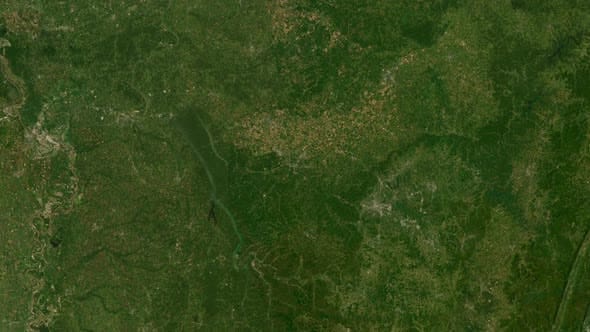 Clarksville City Zoom Map — USA - Mosaicmystique - Medium