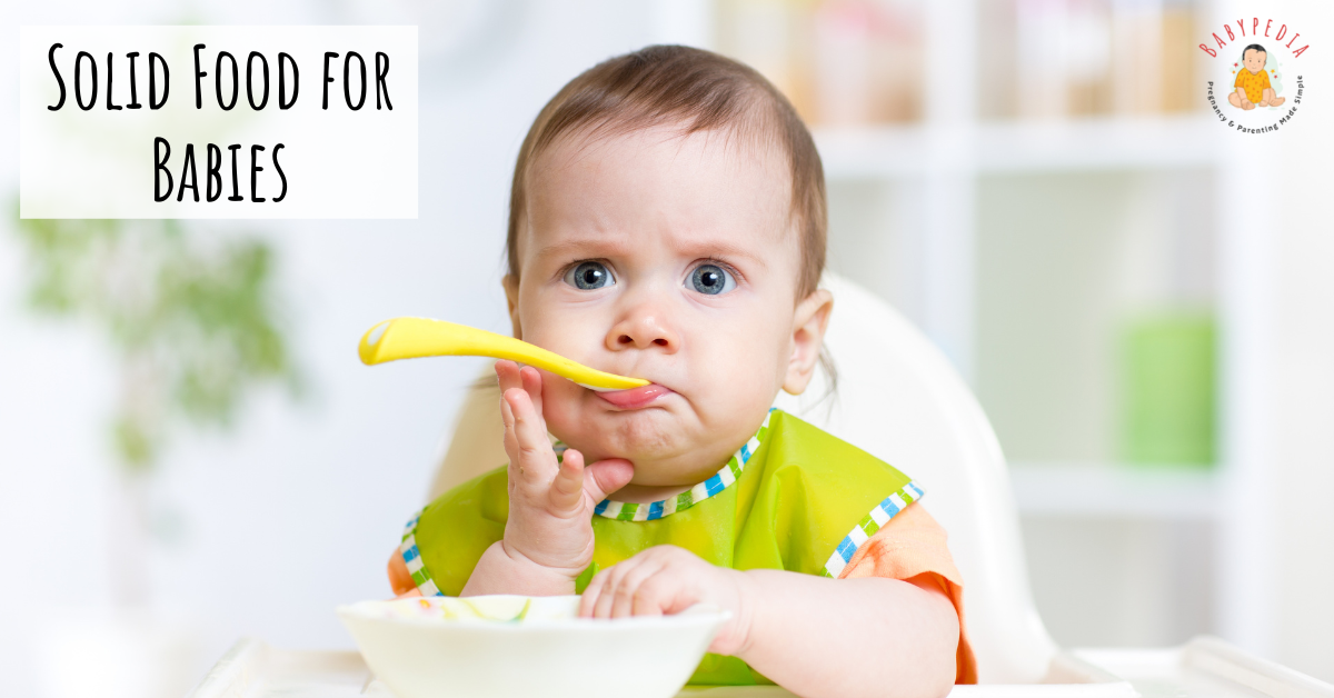INTRODUCING SOLID FOOD FOR YOUR BABY | by Babypedia | Mar, 2024 | Medium