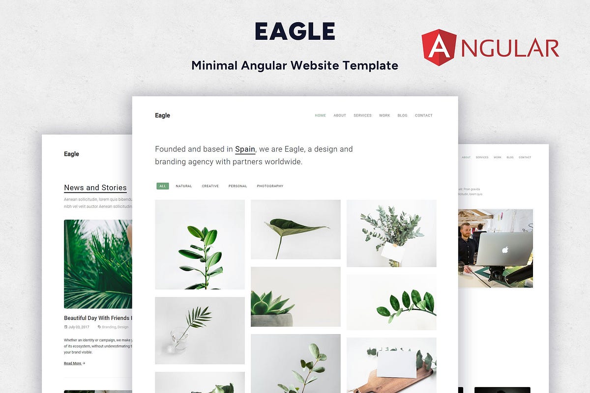 Eagle — Minimal Portfolio Angular Template | by Pixelpariah | Aug, 2024 ...